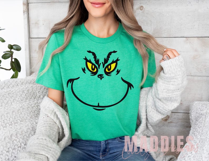 Grinch Face PNG, Smiling Grinch Face Png, How the Grinch Stole ...