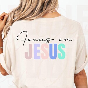 Focus on Jesus PNG, Christian Designs Png, Jesus Freak Png, Religious ...