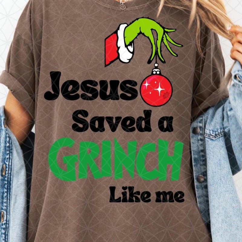 Jesus and Grinch Png - Etsy