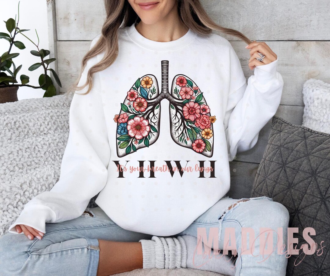 YHWH PNG, Floral YHWH Png, Christian Png, Jesus Sublimation, Faith ...