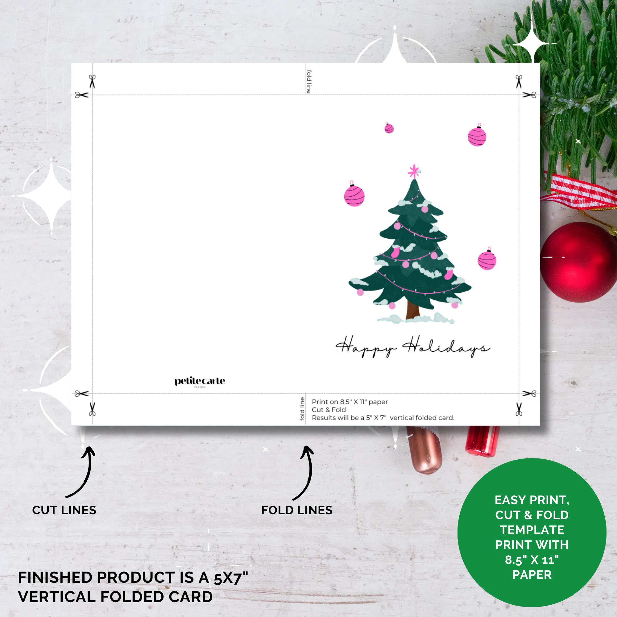Printable Christmas Cards Printable Holiday Cards This the Season Cards ...