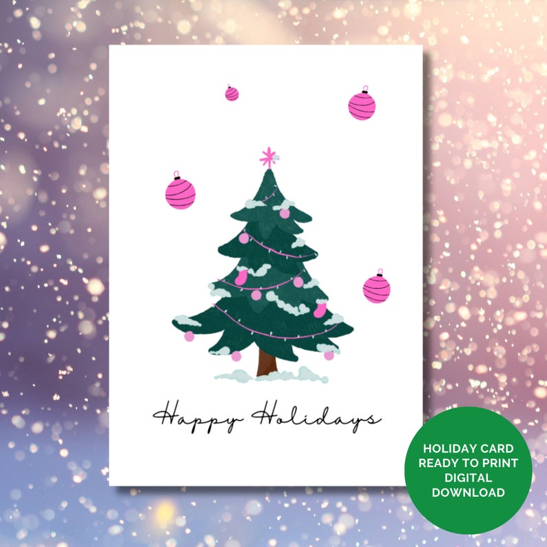 Printable Christmas Cards Printable Holiday Cards This the Season Cards ...