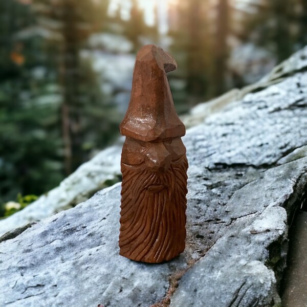 Hand Carved Wizard - Etsy
