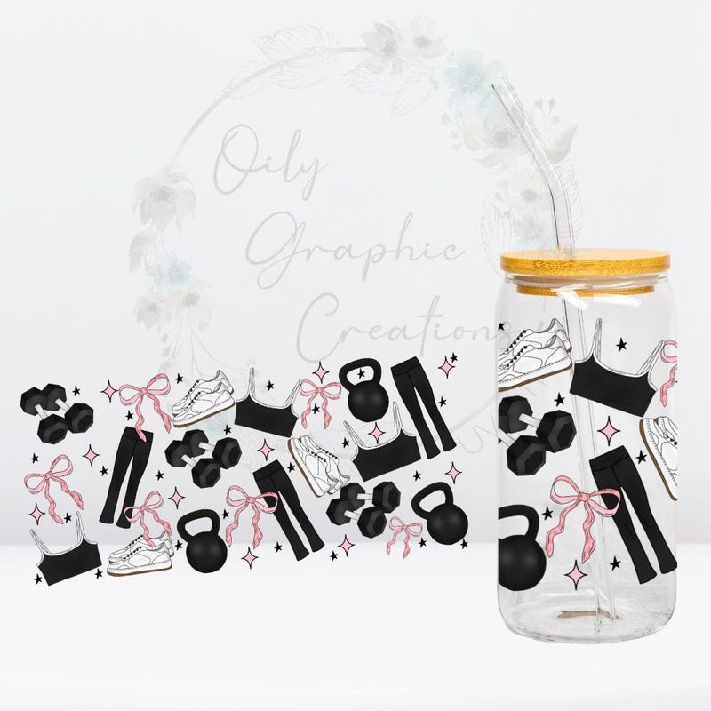 Gym Glass Decals - Etsy