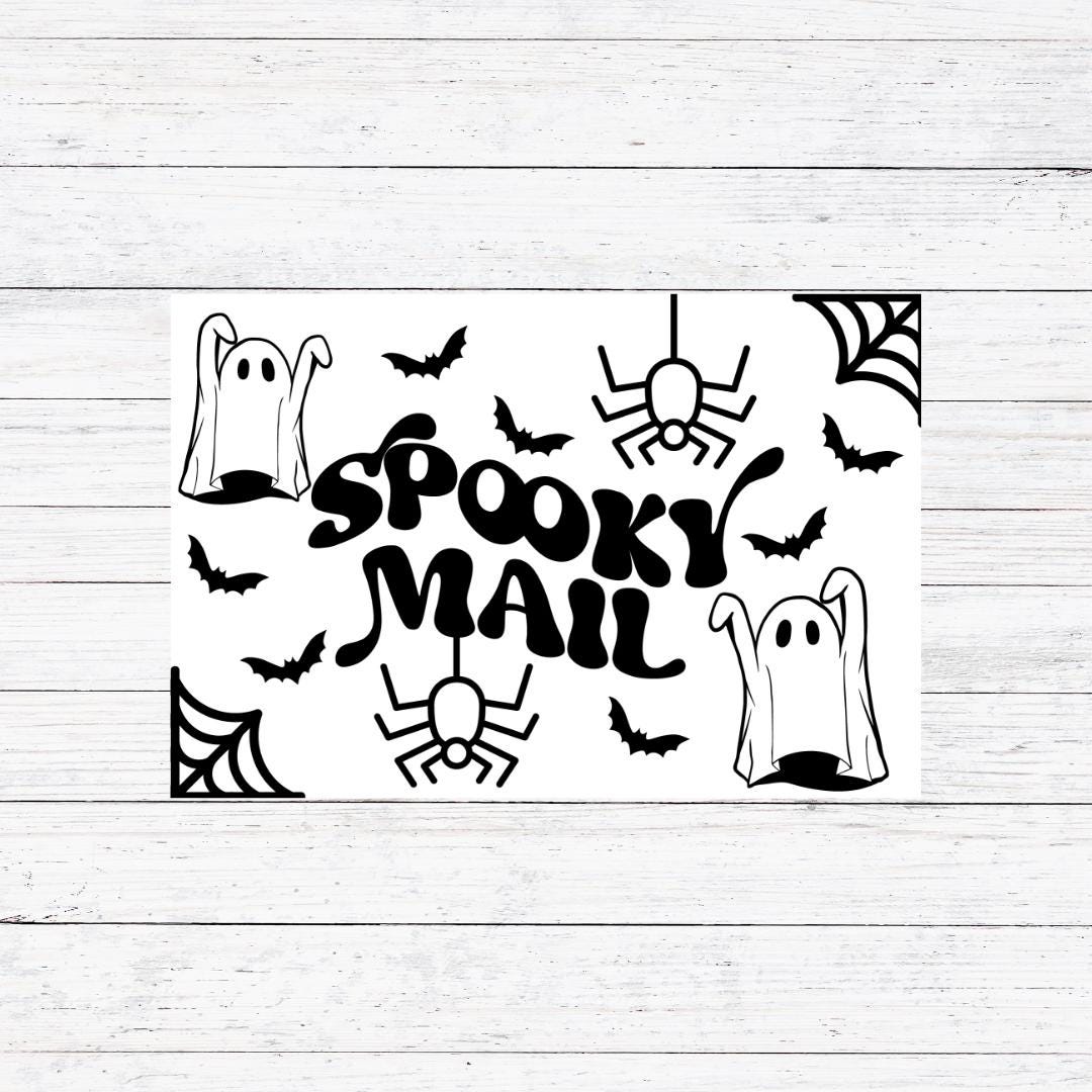 Spooky Mail 4x6 Munbyn Stickers, Small Business, Sticker Sheet ...