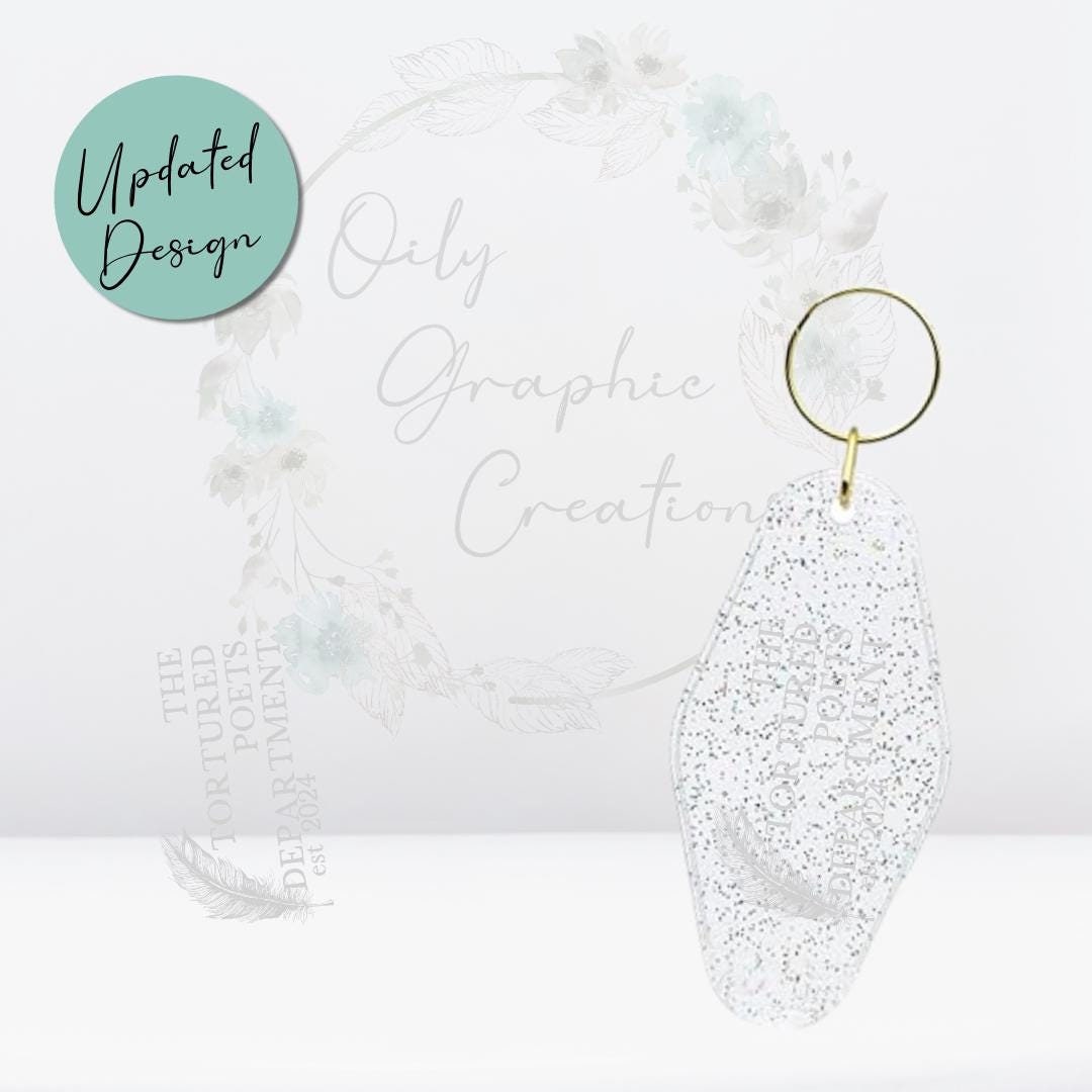 TTPD 2024 UVDTF Keychain Decal, Hotel, Motel, Key, Decal, Wrap ...