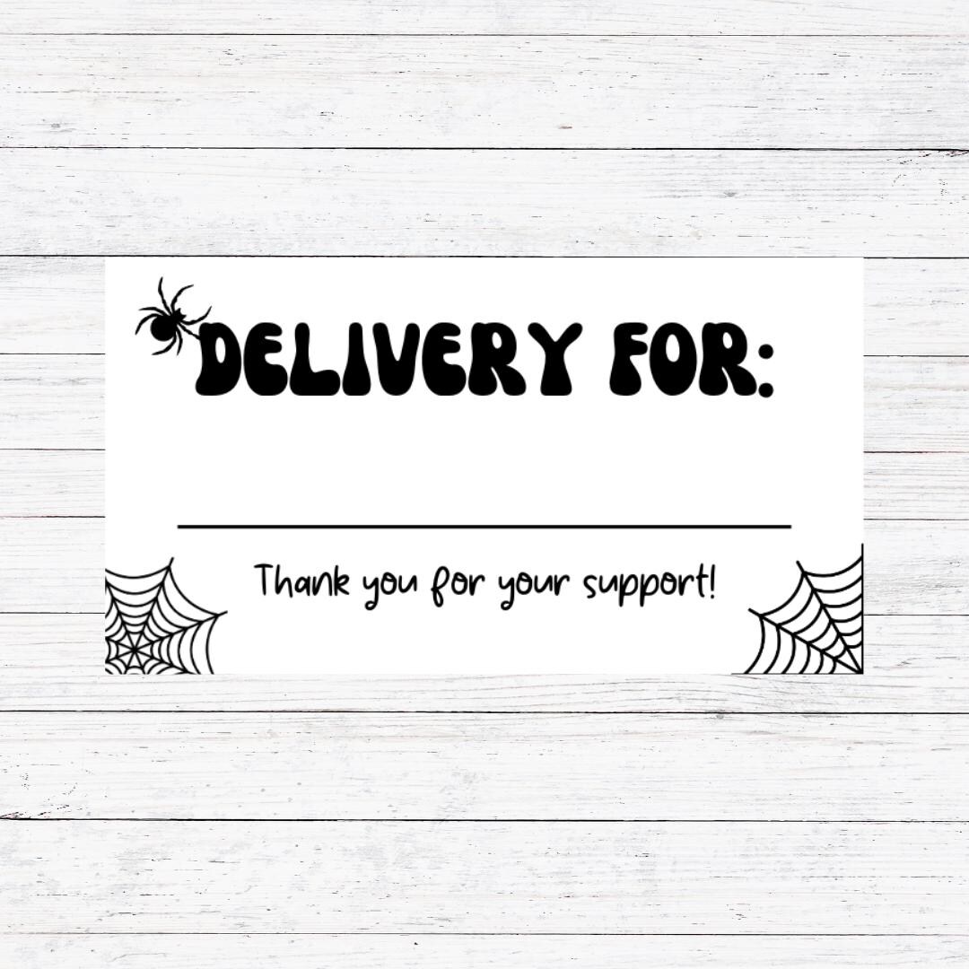Delivery Spider Munbyn Stickers, Small Business, Sticker Sheet ...