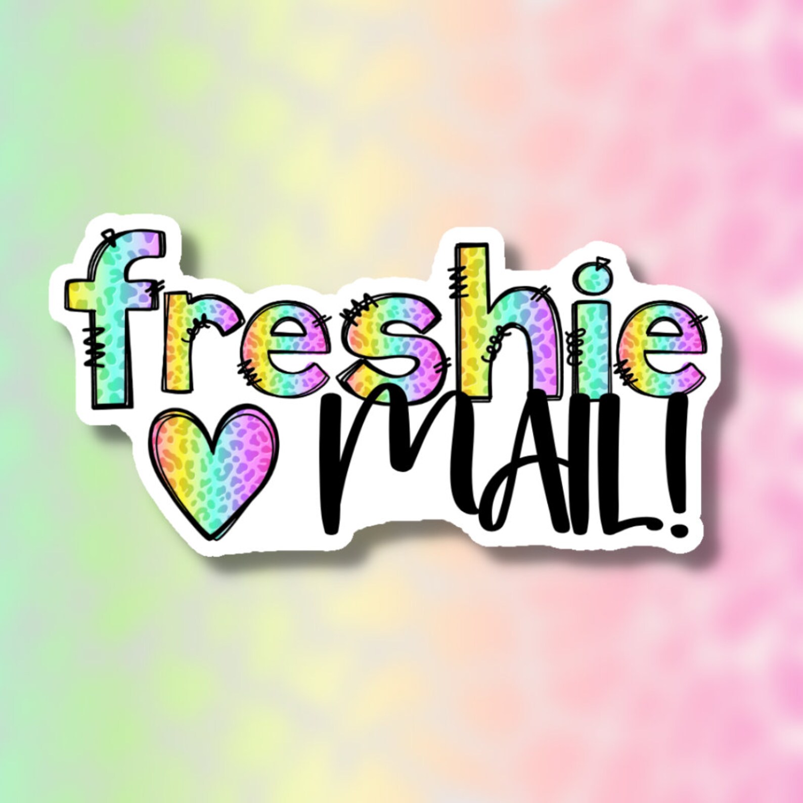 Freshie Mail Pastel Happy Mail Stickers, Packaging Stickers, Happy Mail ...