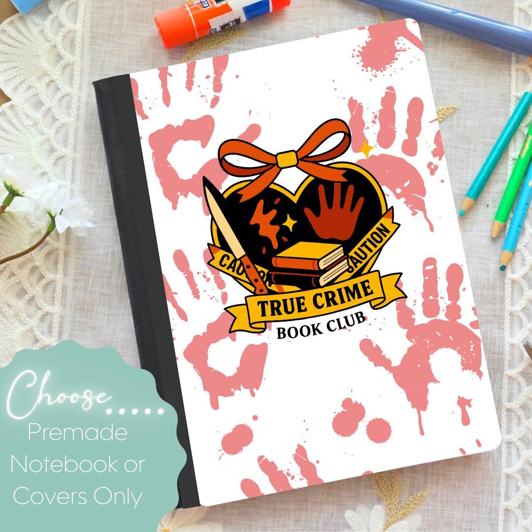 True Crime Book Club Composition Notebook & Covers, School Supplies ...