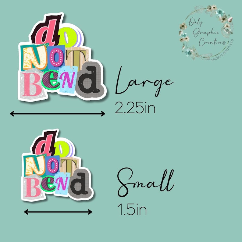 Do Not Bend Letters Happy Mail Stickers, Small Business, Sticker Sheet ...