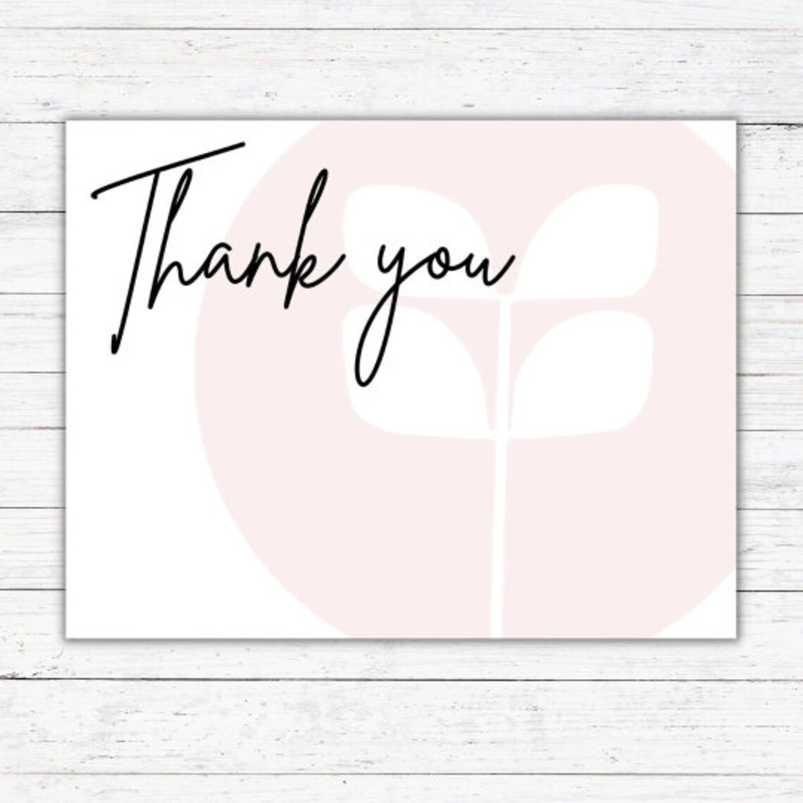 Red Aspen Logo Thank You Card, Printed, Red Aspen Thank You, Red Aspen ...