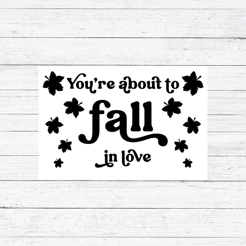 Fall in Love 4x6 Munbyn Stickers, Small Business, Sticker Sheet ...