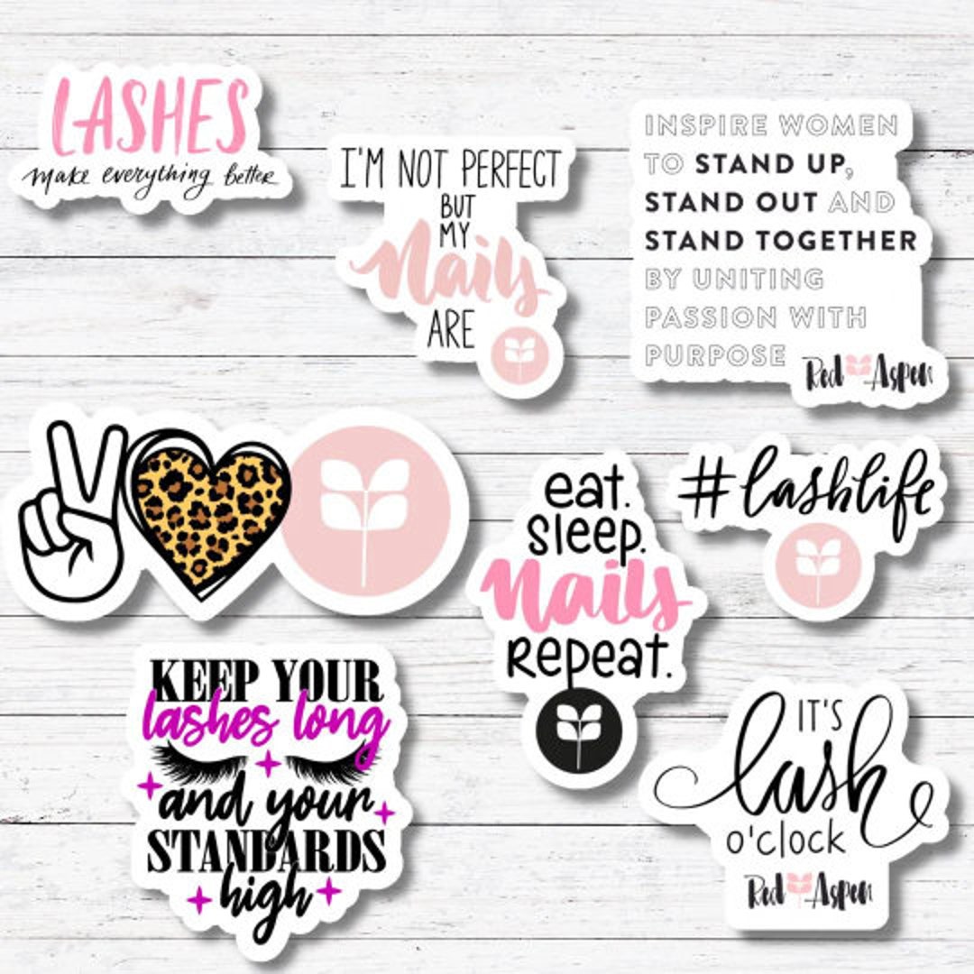 Red Aspen Stickers and Magnets, Red Aspen Swag, Gift for Her, Decal ...