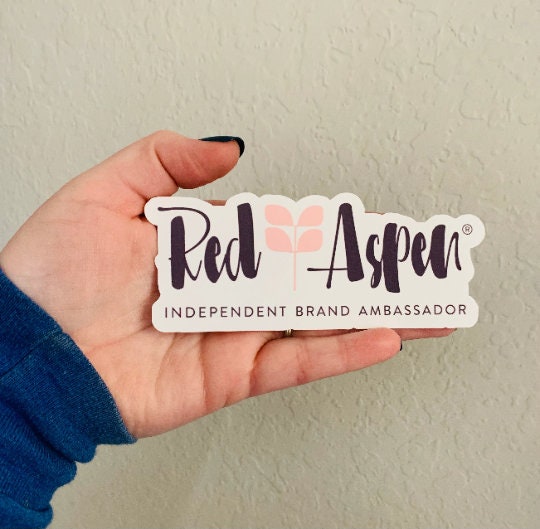 Red Aspen Logo Stickers and Magnets, Red Aspen Swag, Gift for Her ...