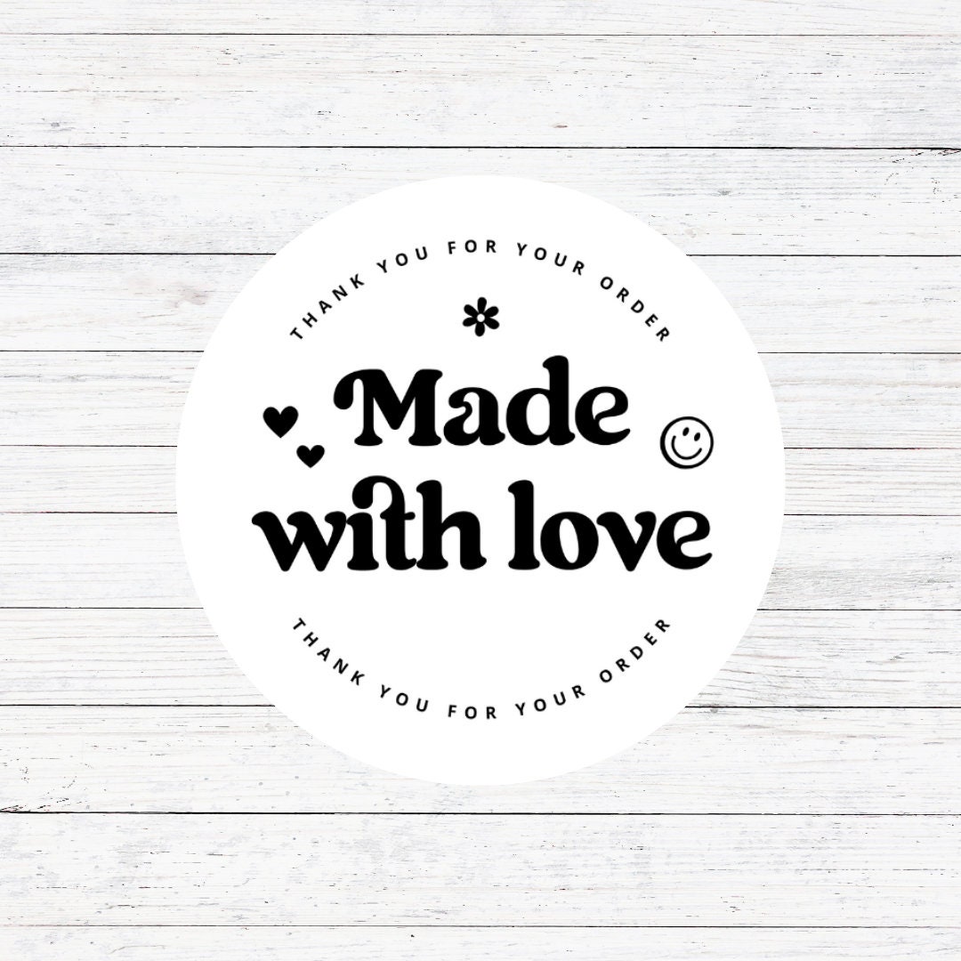 Love Flower Heart Munbyn Stickers, Small Business, Sticker Sheet ...