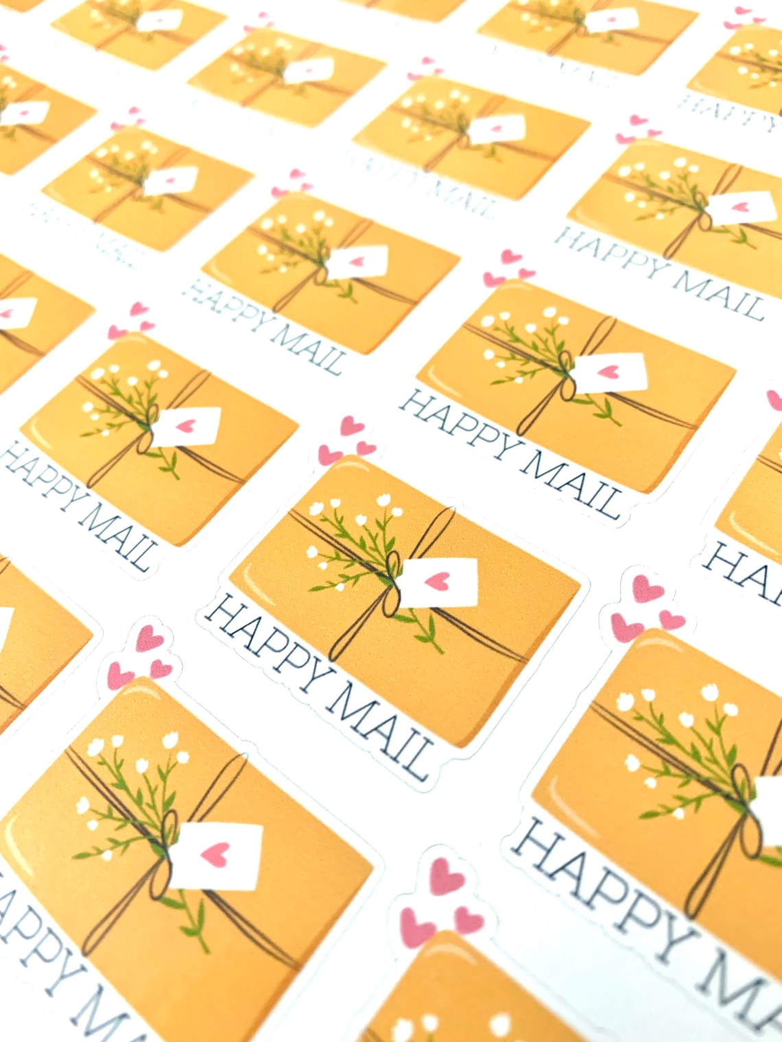 Cute Package Happy Mail Stickers, Small Business, Sticker Sheet ...