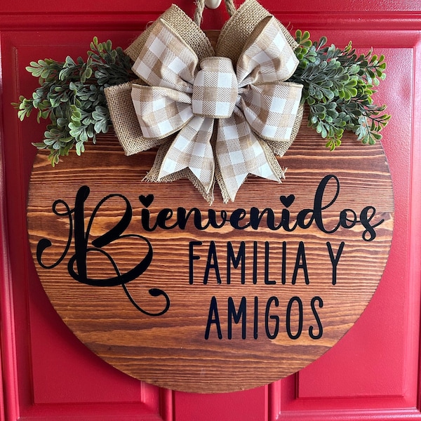 Spanish Welcome Sign - Etsy