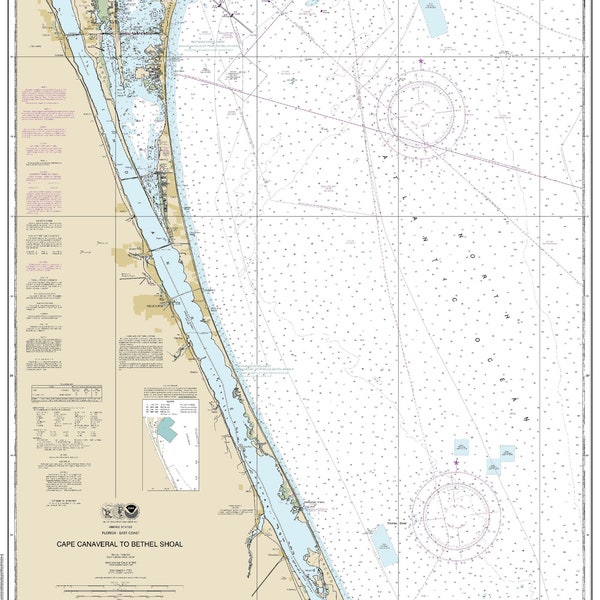 Nautical Chart - Etsy