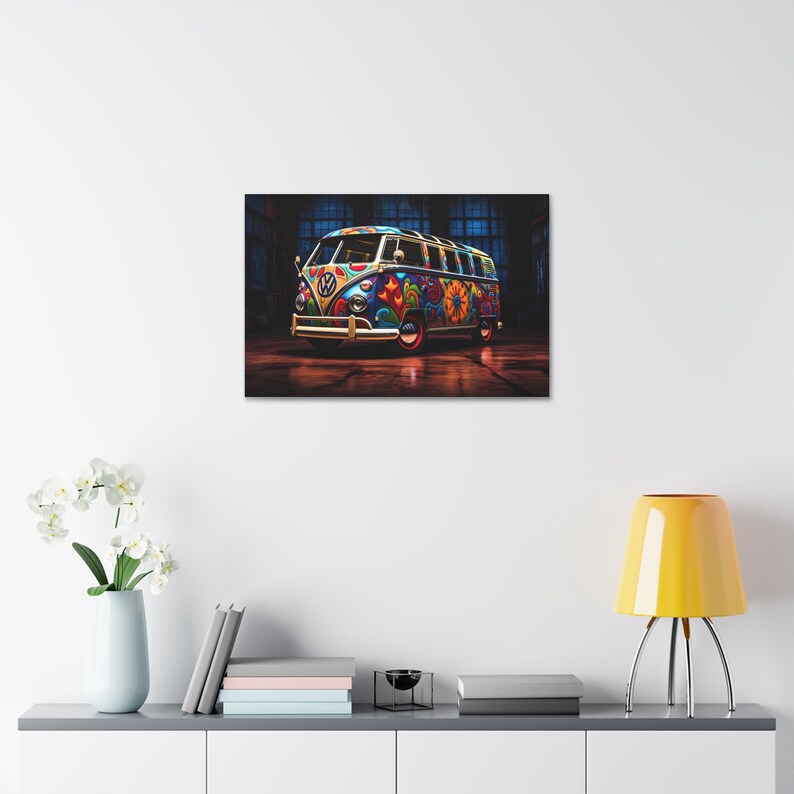 Volkswagon Bus Canvas, Pop Art, VW Bus - Etsy