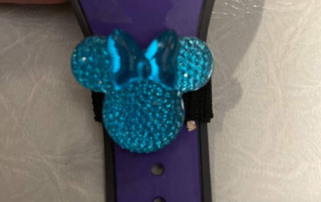Bright Blue Minnie Ears Magic Band Slider - Etsy