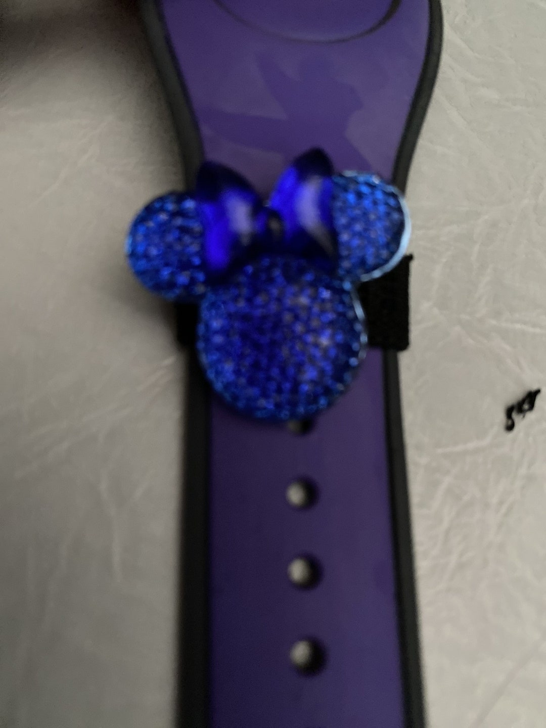 Royal Blue Minnie Band Slider for Magic Bands, Magic Band Plus or Apple ...