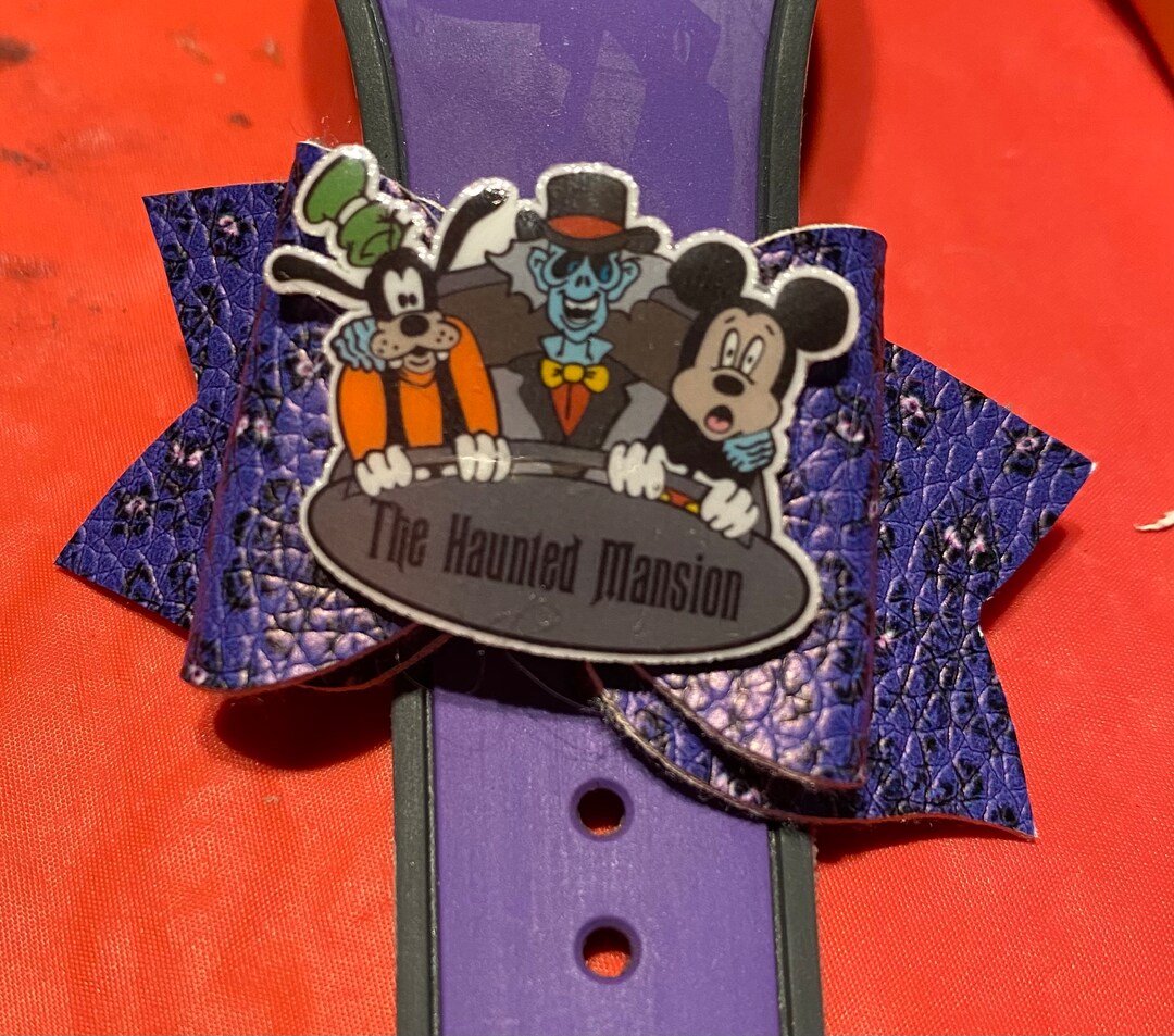 Magic Band Slider With Haunted Mansion Inspired Details - Etsy