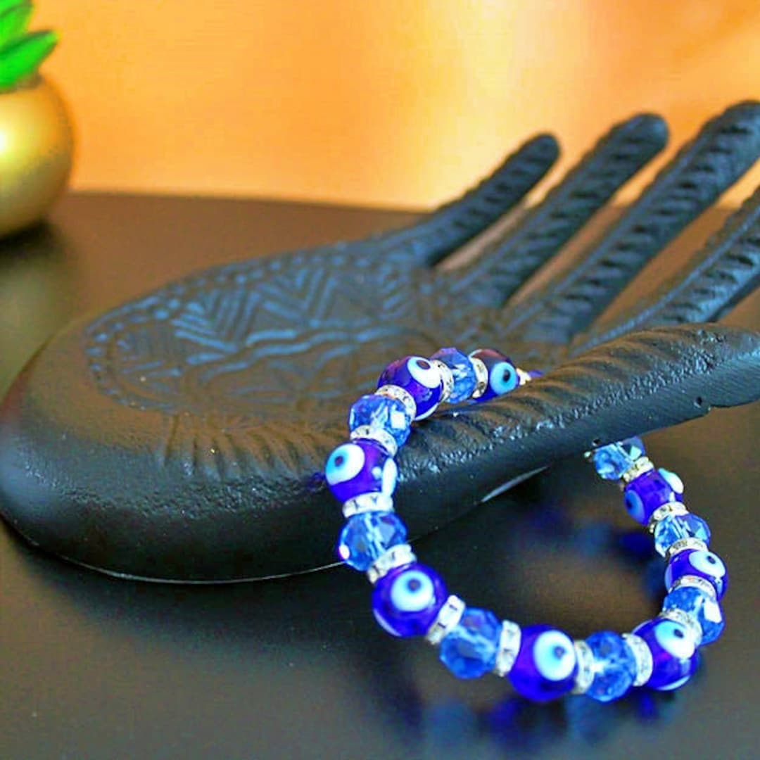 Evil Eye Evil Eye Bracelet Healing Crystal Bracelet Chakra - Etsy