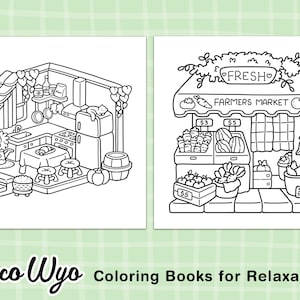 Little Corner: Super Cute Designs of Cozy, Hygge Spaces Coloring Book ...