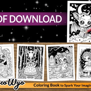 Spooky Cutie: Kawaii Creepy and Horror Coloring Book for Relaxing by ...