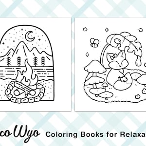 Stress Relief: Simple and Relaxing Coloring Book by Coco Wyo - Etsy