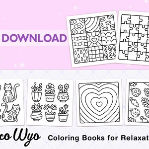 Comfy Patterns: Lovely Cozy Pattern Coloring Book by Coco Wyo - Etsy