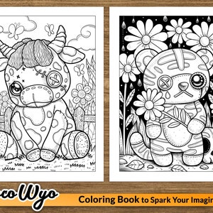 Spooky Cutie: Kawaii Creepy and Horror Coloring Book for Relaxing by ...