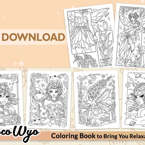 Fairy Beauties | Combo 1: Beautiful Fantasy Fairies Coloring Book by ...