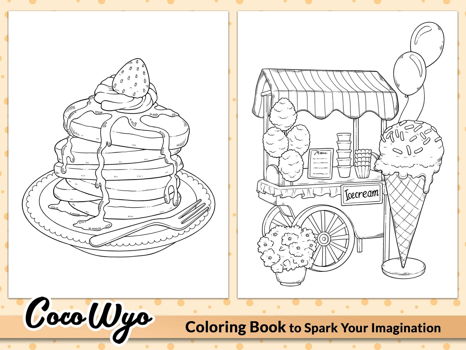 Easy Peasy: Simple Coloring Book by Coco Wyo - Etsy