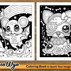 Spooky Cutie: Kawaii Creepy and Horror Coloring Book for Relaxing by ...