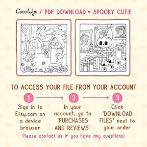 Spooky Cutie: Adorable Creepy Creatures in Cozy Hygge Moments Coloring ...