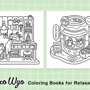 Little Corner: Super Cute Designs of Cozy, Hygge Spaces Coloring Book ...