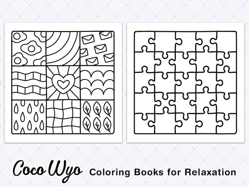 Comfy Patterns: Lovely Cozy Pattern Coloring Book by Coco Wyo - Etsy