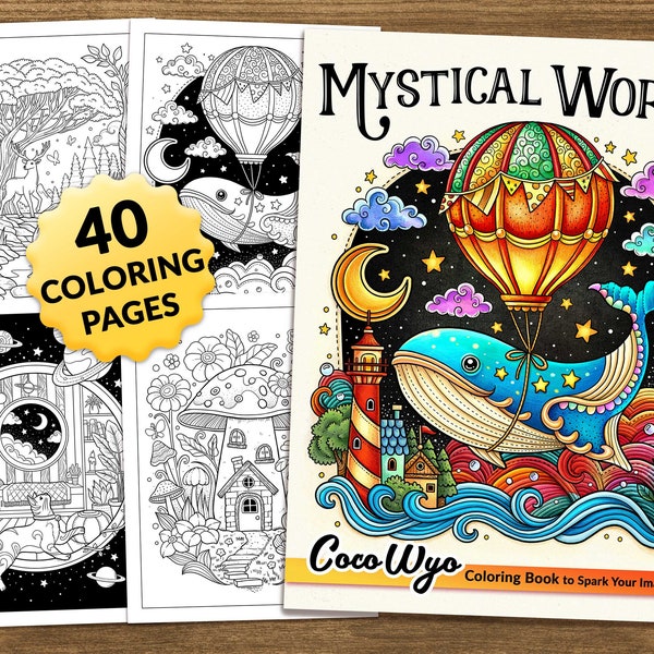 Coloring Book for Adults - Etsy