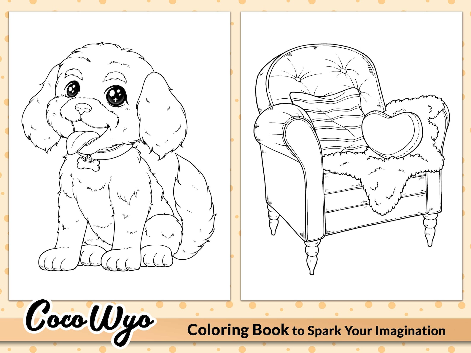 Easy Peasy: Simple Coloring Book by Coco Wyo - Etsy