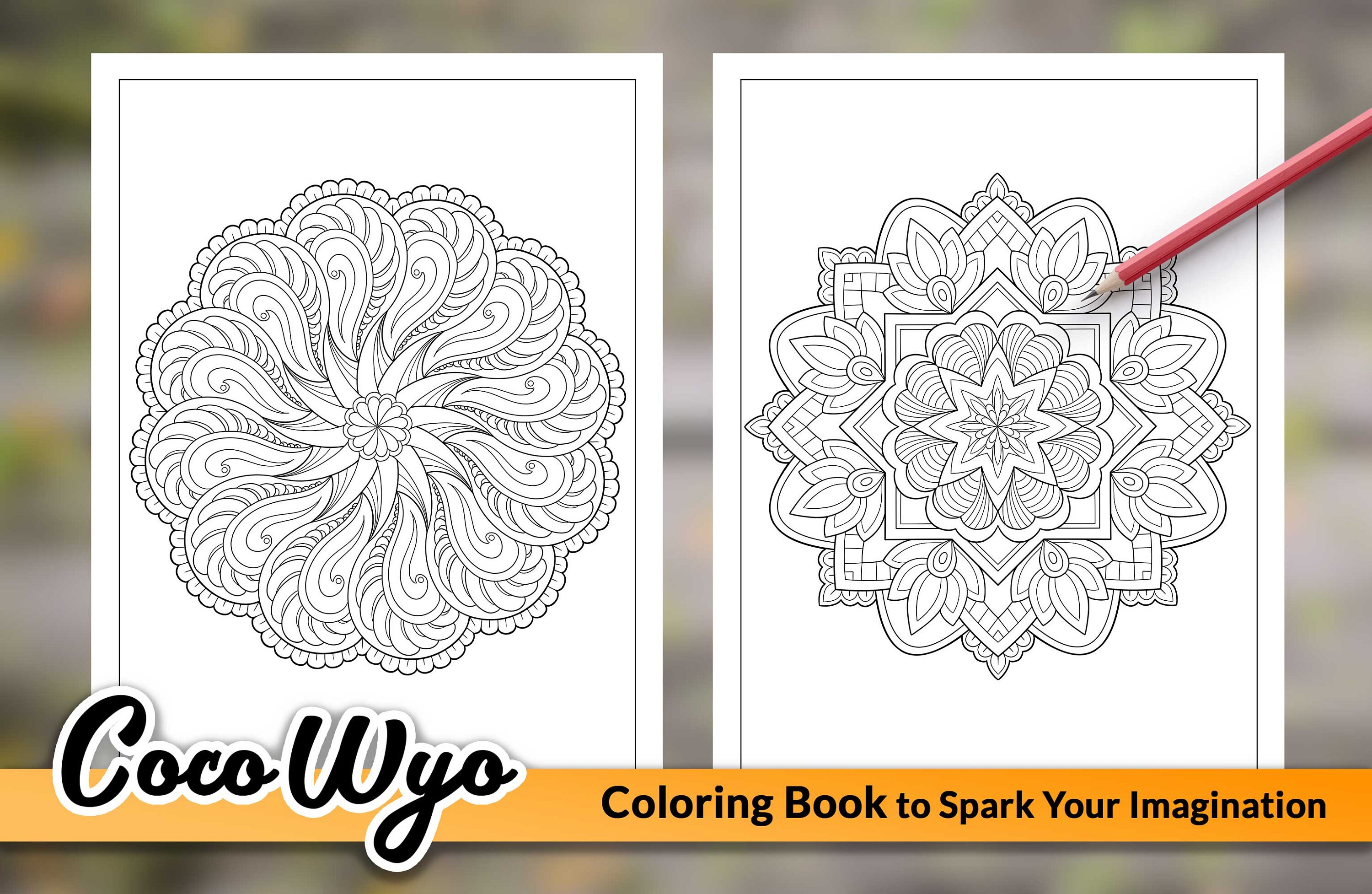 Mandalas: Increíble libro para colorear de mandalas para adultos de ...