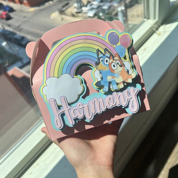 Bluey Covers for Favor Box - Etsy