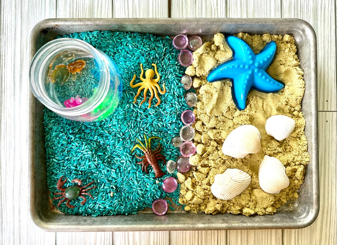 Beach Sensory Bin, Kids Sensory Kit, Quiet Time Activity, Pretend Play ...