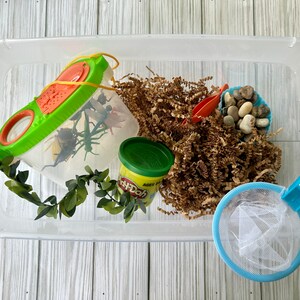 Bug Sensory Bin, Kids Sensory Kit, Quiet Time Activity, Pretend Play ...