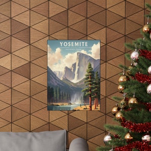 Yosemite National Park Poster Premium Matte Paper Sizes 11x17, 12x18 ...