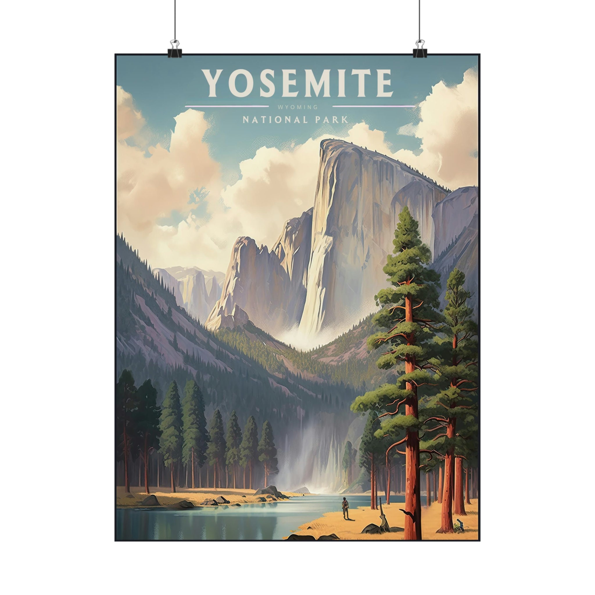 Yosemite National Park Poster Premium Matte Paper Sizes 11x17, 12x18 ...