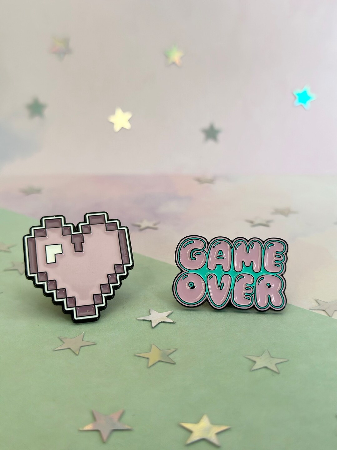 Cute Gamer Enamel Pins, Kawaii Gamer, Desk Decor, Cozy Gamer, Switch ...