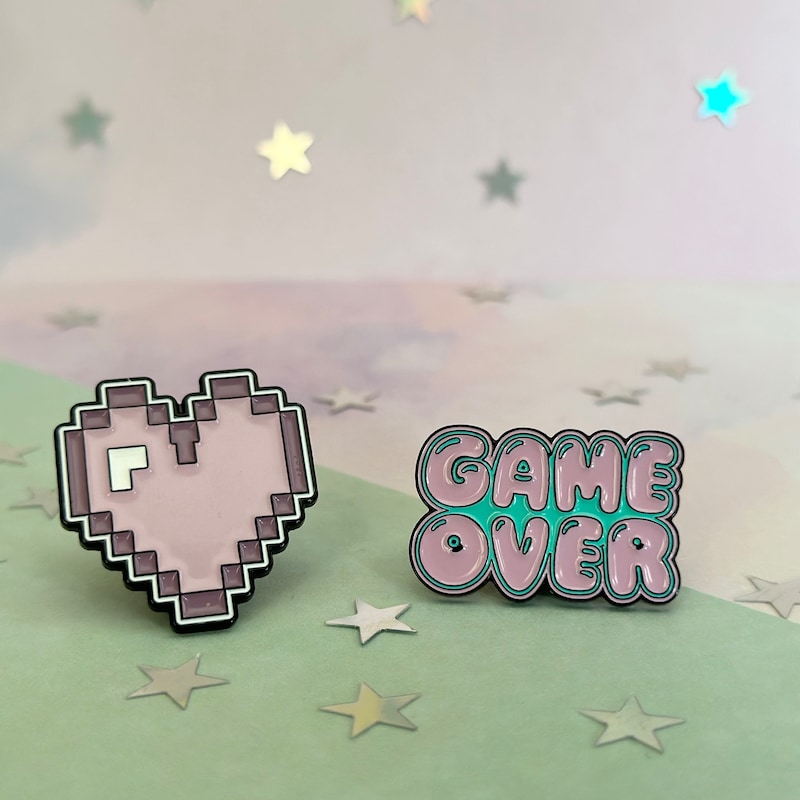 Gamer Enamel Pin - Etsy