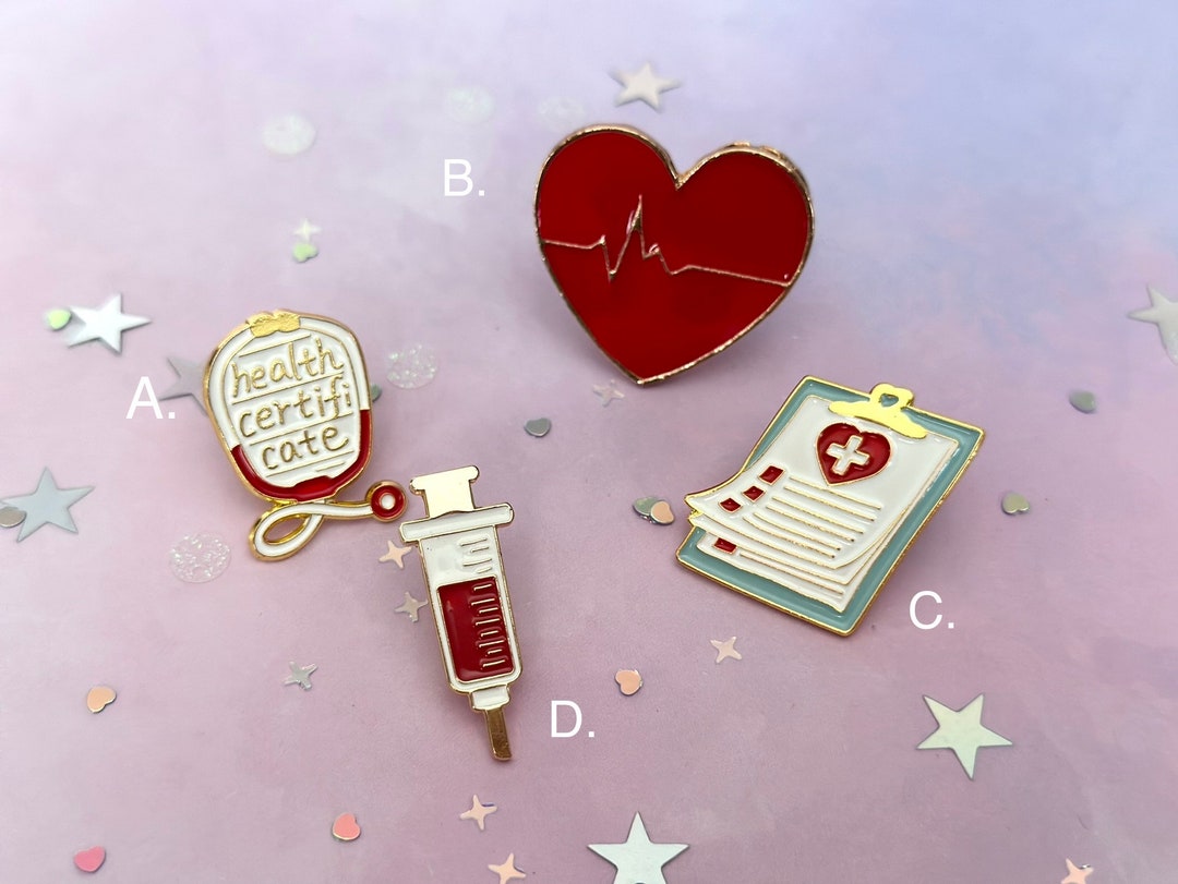 Healthcare Enamel Pins, Nurse Pins - Etsy