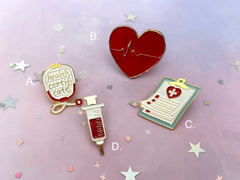 Healthcare Enamel Pins, Nurse Pins - Etsy